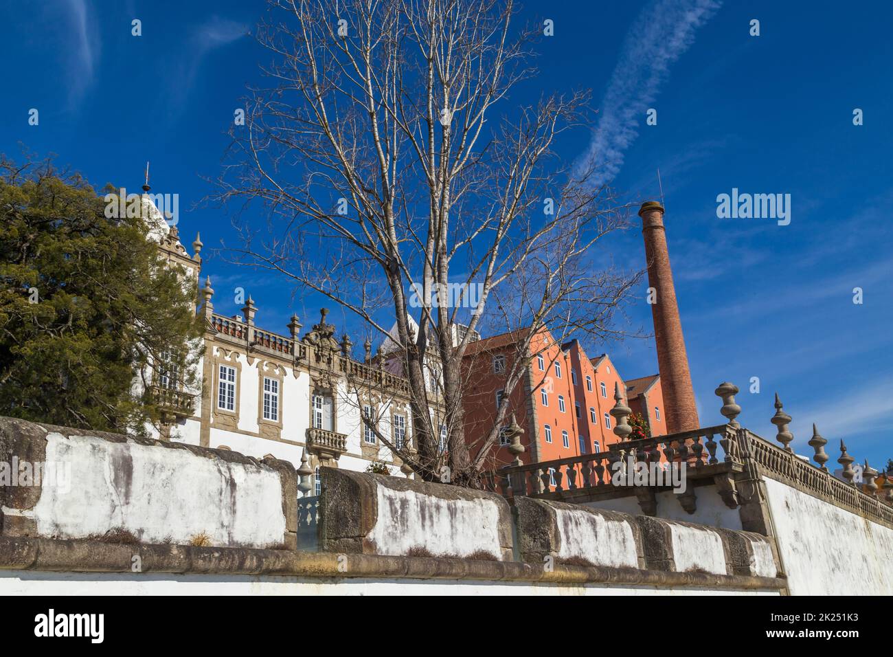 Porto, Portugal: 5. März 2022 - Freixo-Palast (Palacio do Freixo) am ...