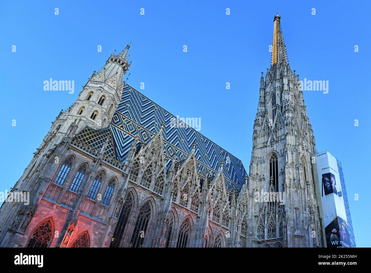 Der Stephansdom in Wien am Abend, Österreich, Europa - Stephansdom in ...