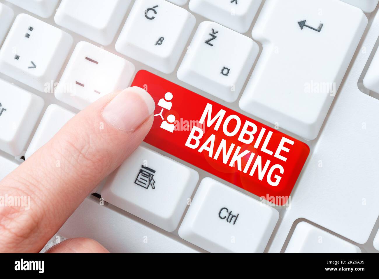 Schreiben Anzeige Text Mobile Banking, Business Schaufenster zur ... Schreiben Anzeige Text Mobile Banking, Business Schaufenster zur ...