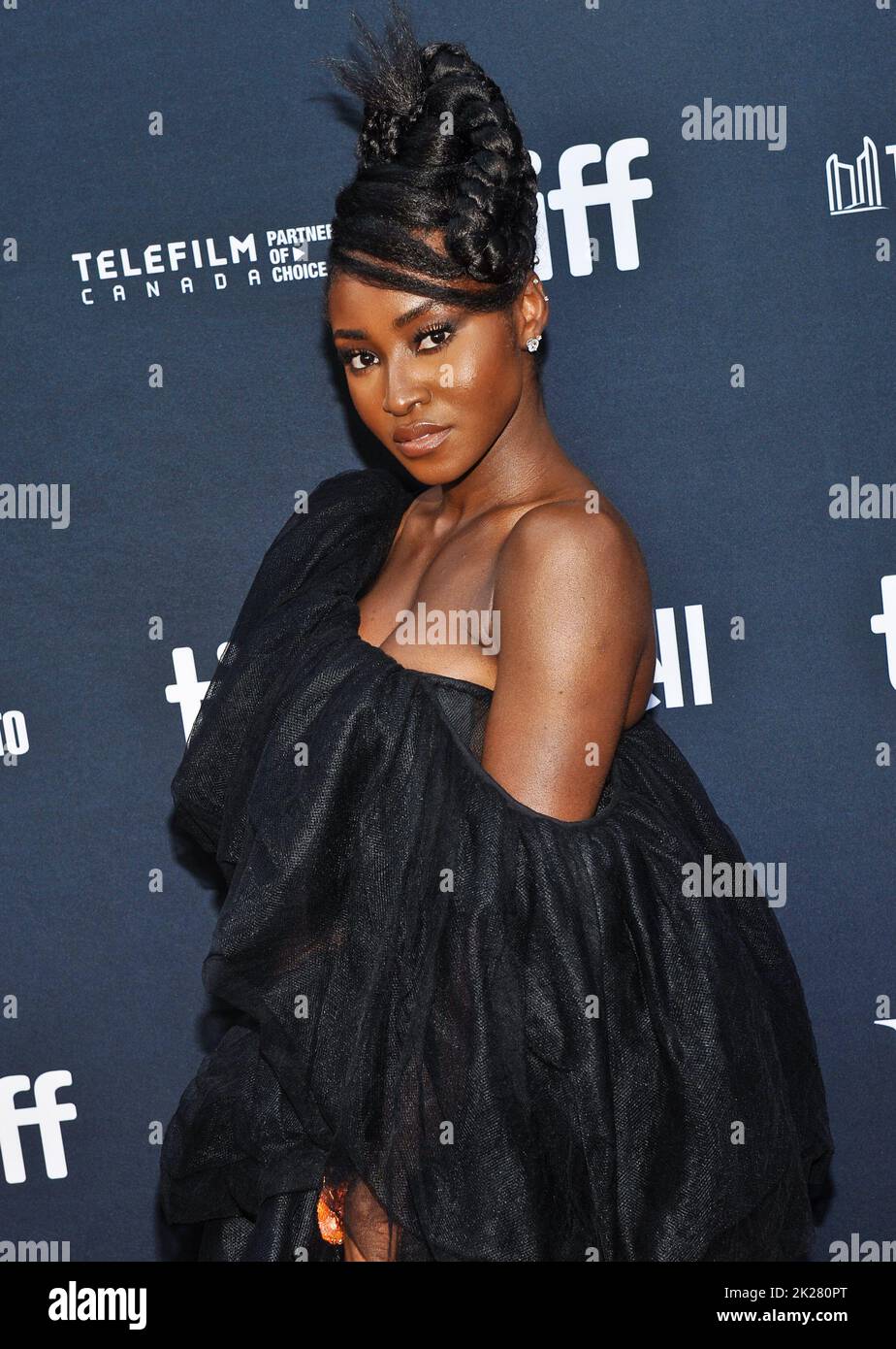 09. September 2022 - Toronto, Ontario, Kanada - Jayme Lawson. 2022 ...