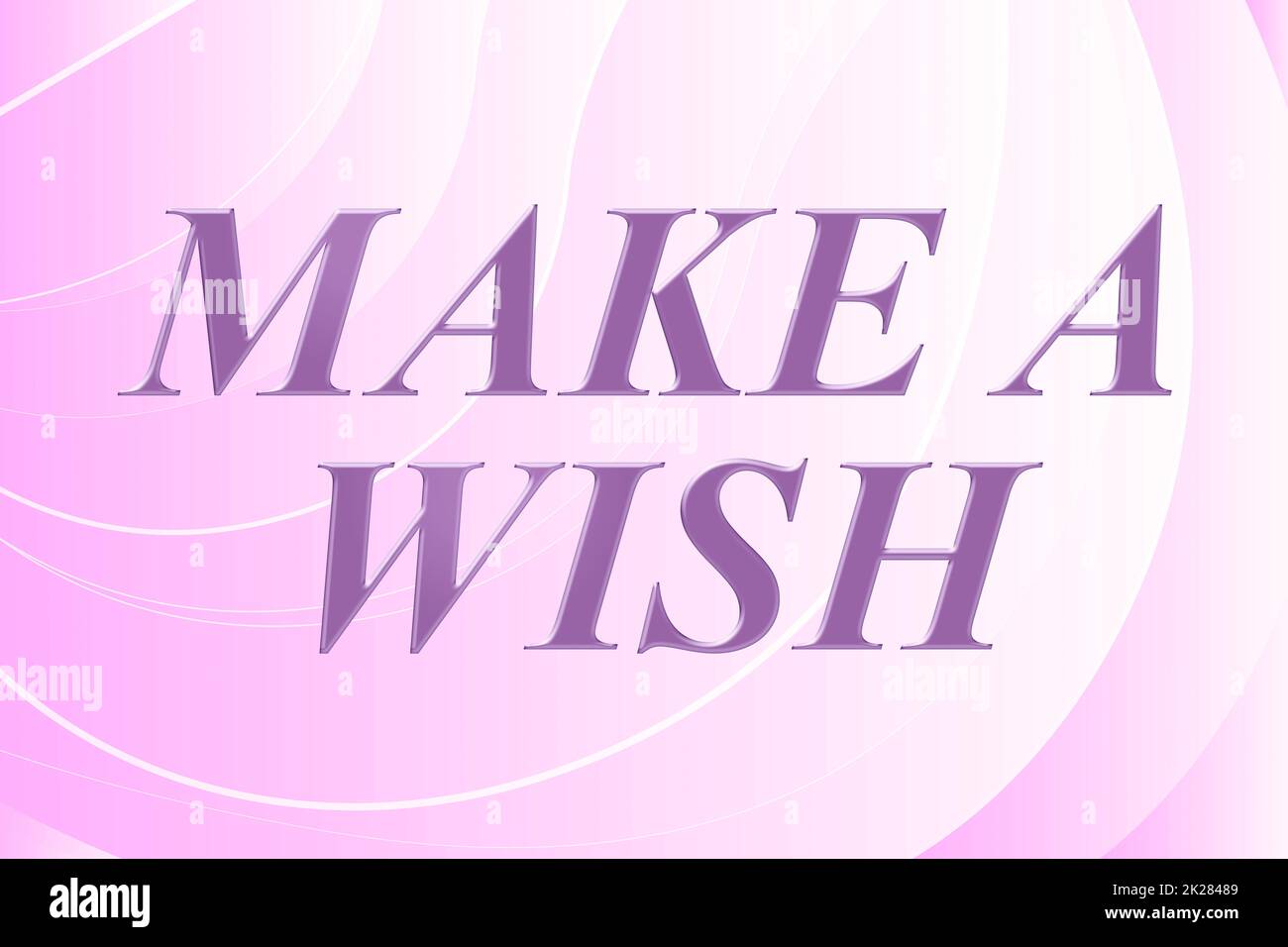 Schild mit der Aufschrift „Make A wish“. Geschäftskonzept, um eine ... Schild mit der Aufschrift „Make A wish“. Geschäftskonzept, um eine ...