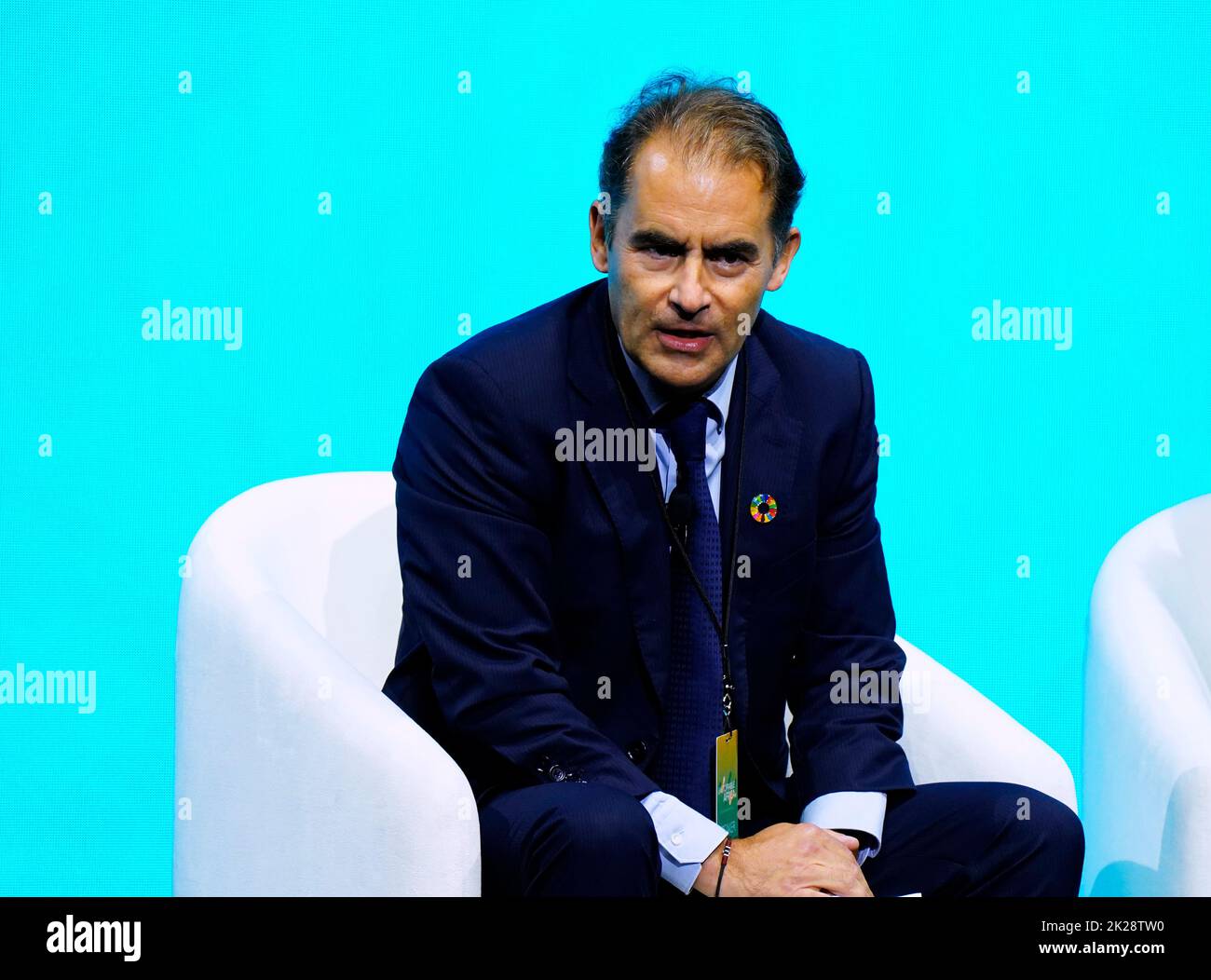 09/19/2022 New York, New York Patrick Dupoux spricht auf der ...