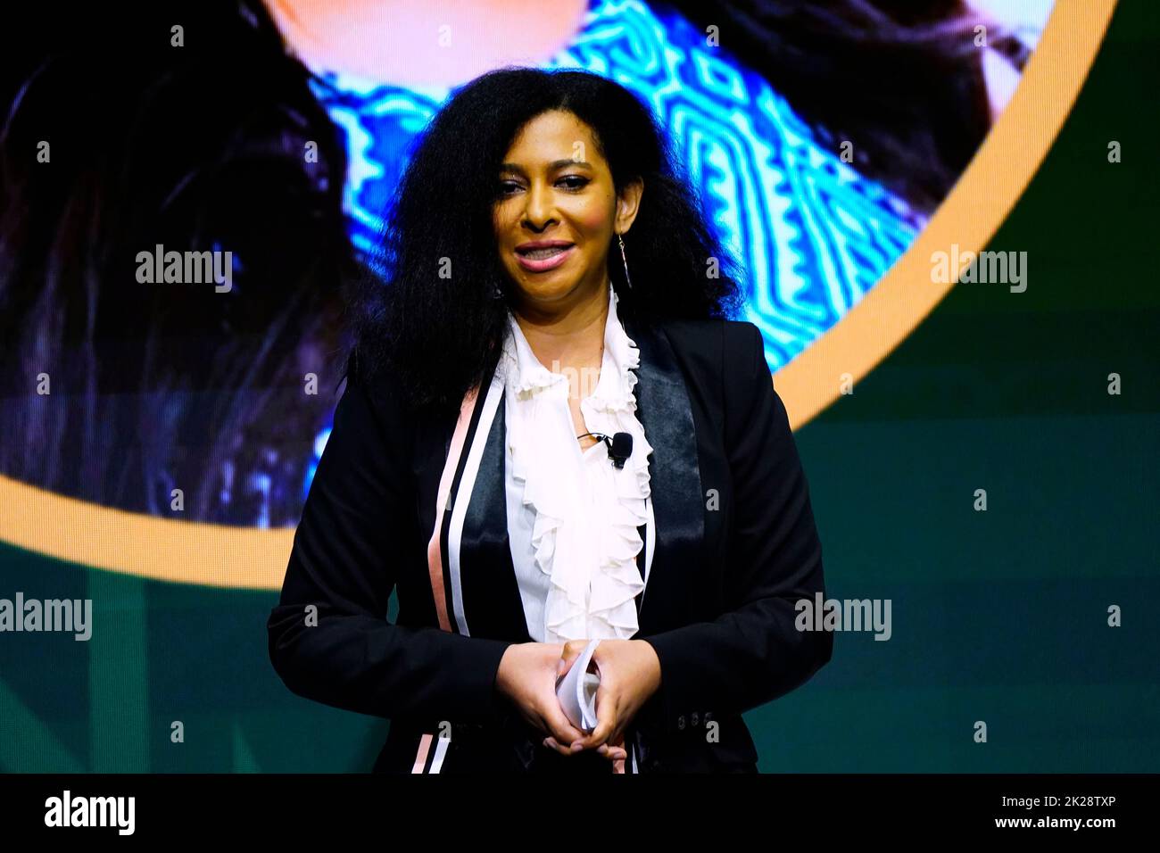 09/19/2022 New York, New York Mimi Fawaz spricht auf der Unstoppable ...