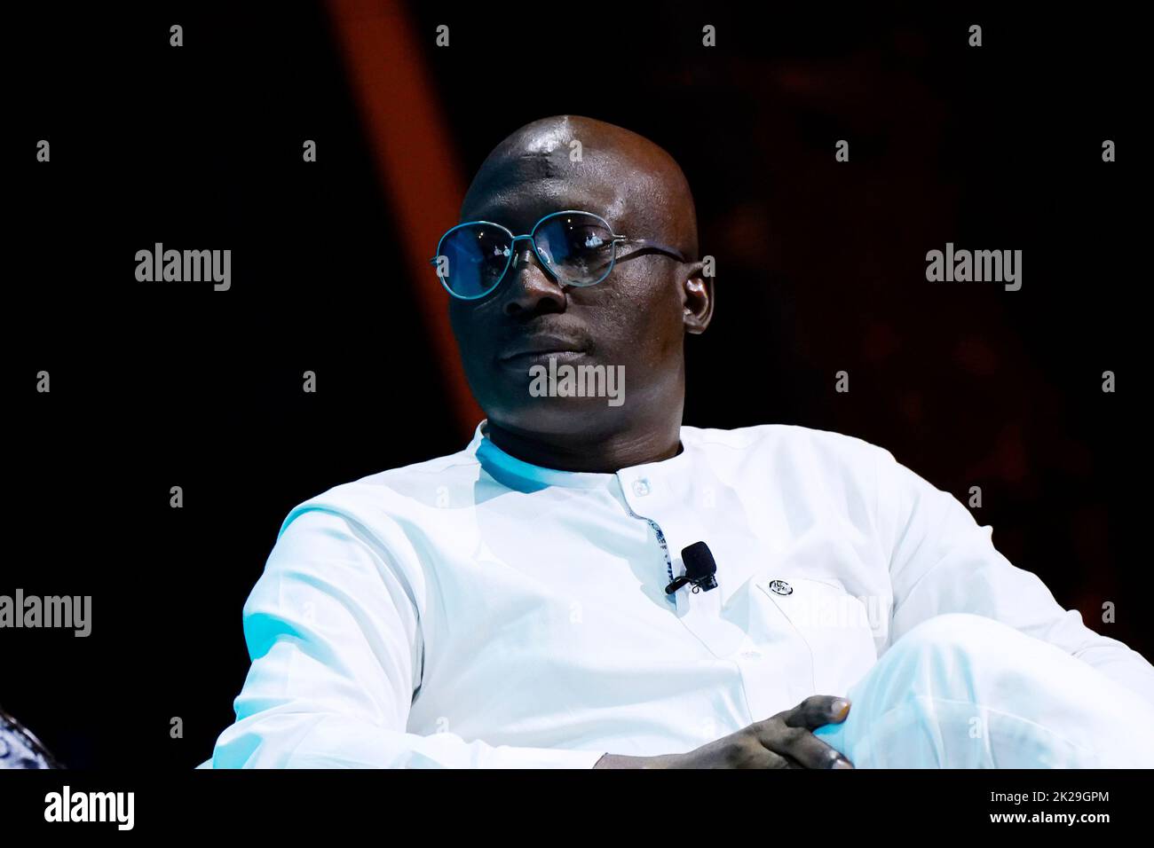 09/19/2022 New York, New York Kunle Adeyemi spricht auf der Unstoppable ...