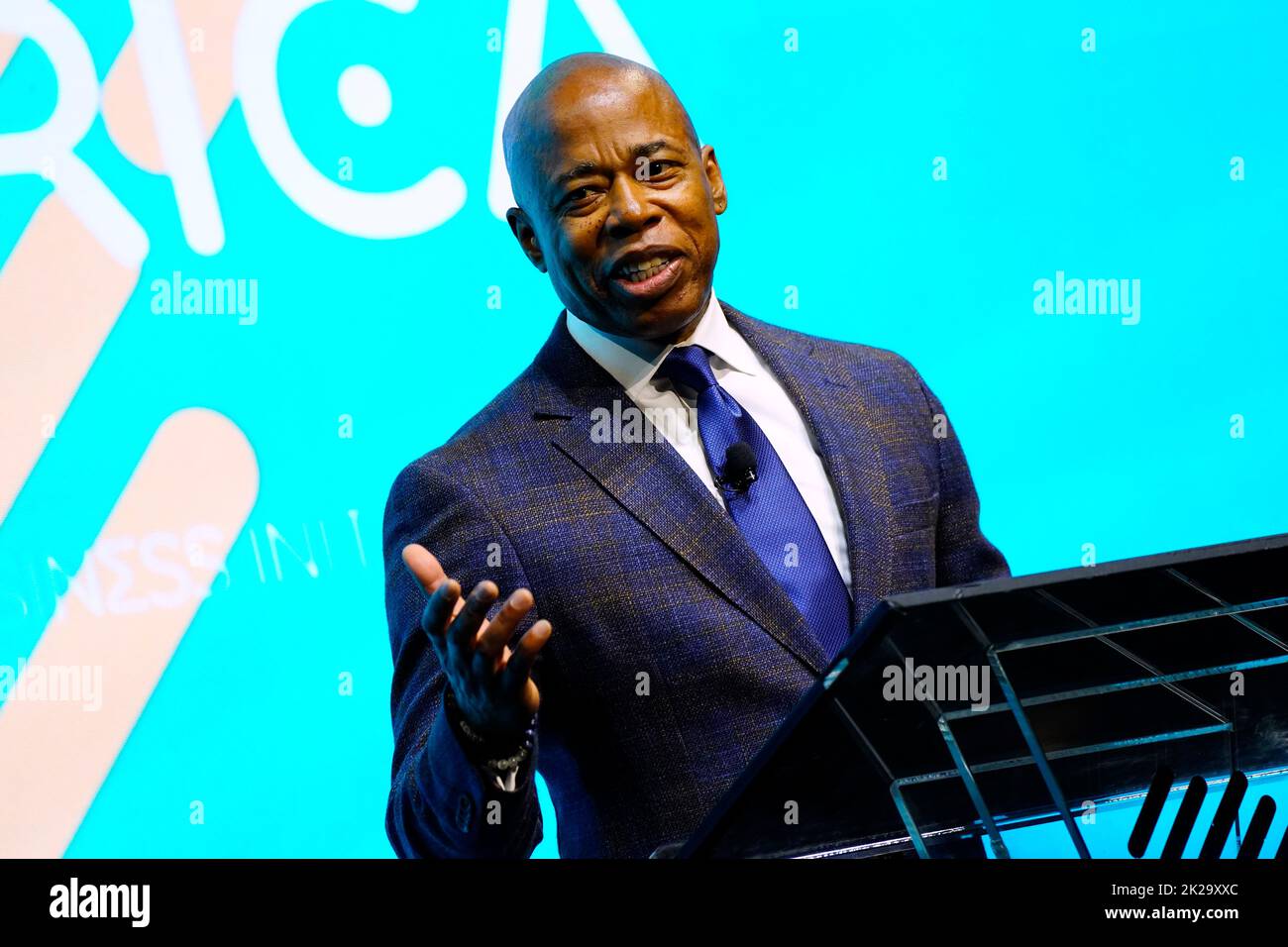 09/18/2022 New York, New York der Bürgermeister von New York, Eric ...