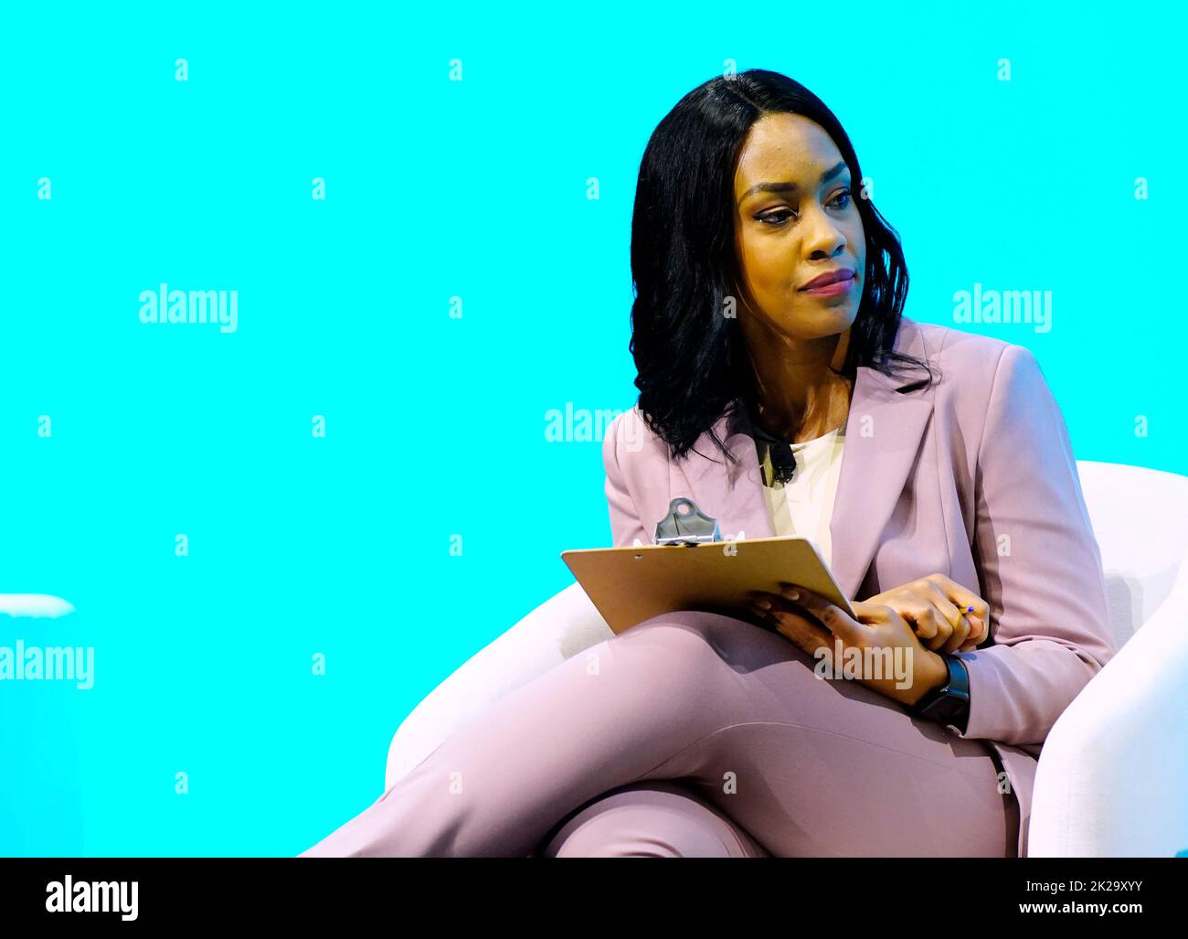 09/18/2022 New York, New York Victoria Rubadiri spricht auf der ...