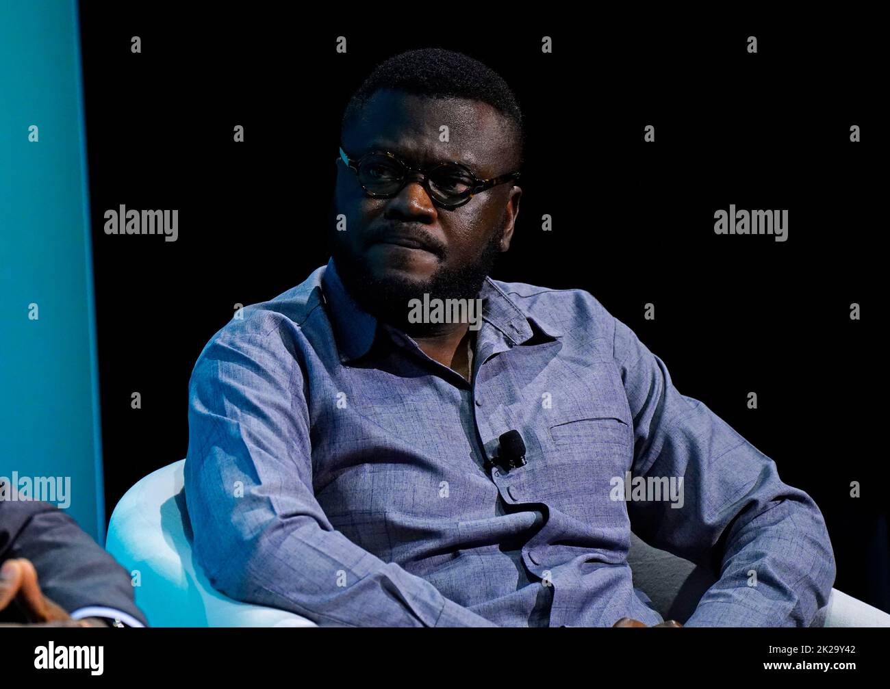 09/19/2022 New York, New York Gregory Rockson spricht auf der ...