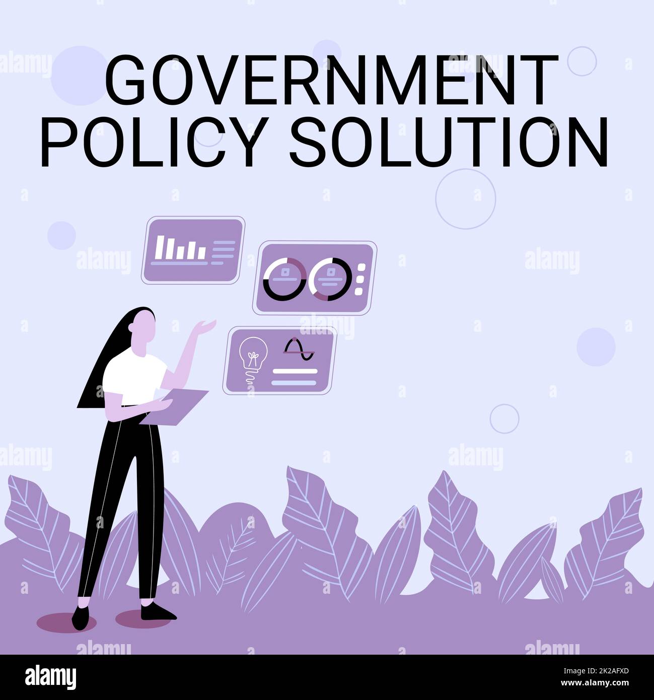 Handschrift Text Government Policy Solution. Geschäftsidee entworfener ...