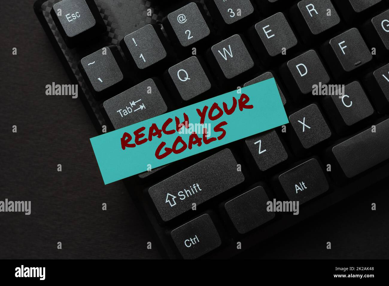 Unterschreiben Sie, dass „Reach Your Goals“ angezeigt wird Internet ... Unterschreiben Sie, dass „Reach Your Goals“ angezeigt wird Internet ...