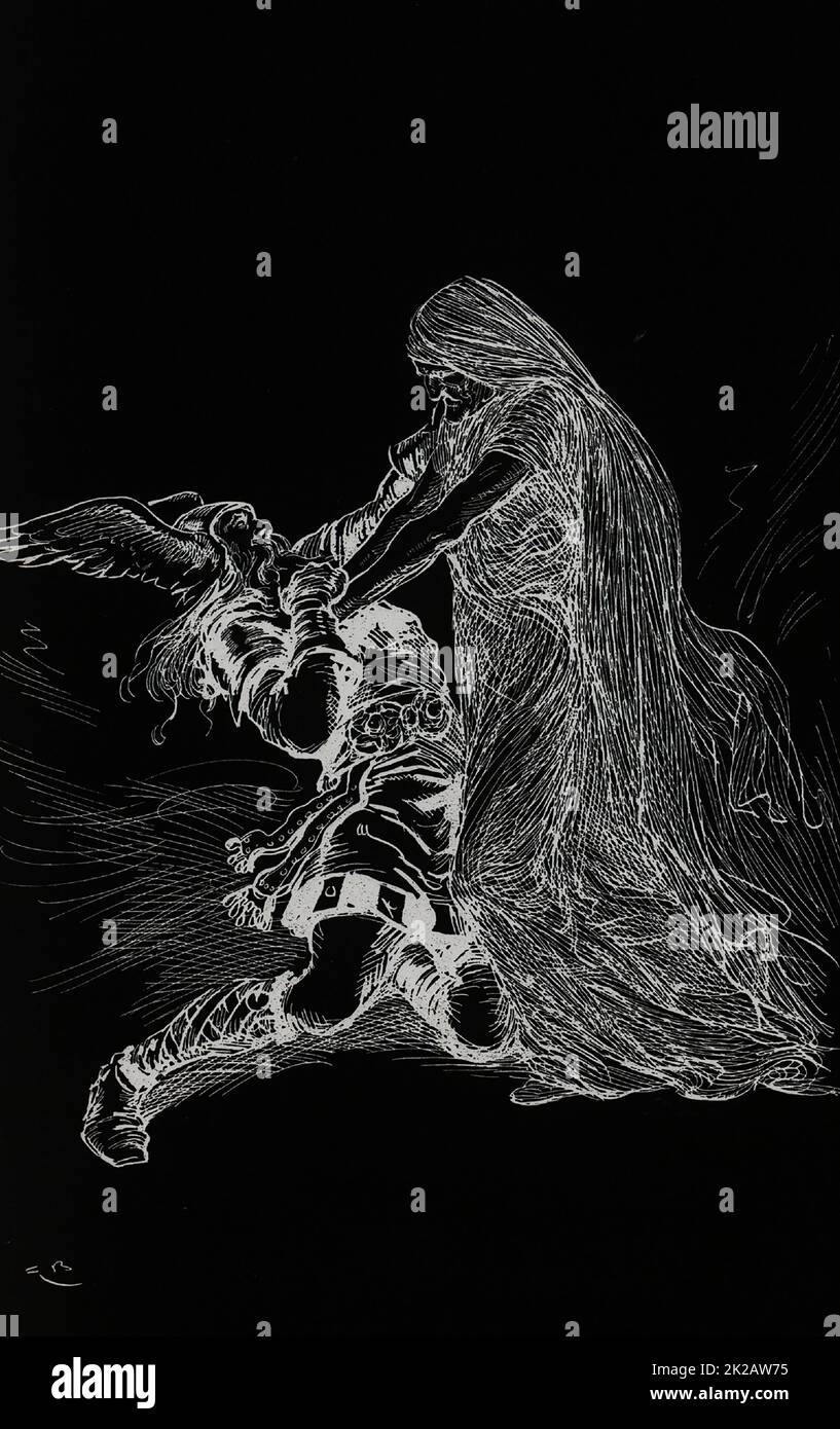 In der skandinavischen (nordischen) Mythologie war die alte Frau, die ...