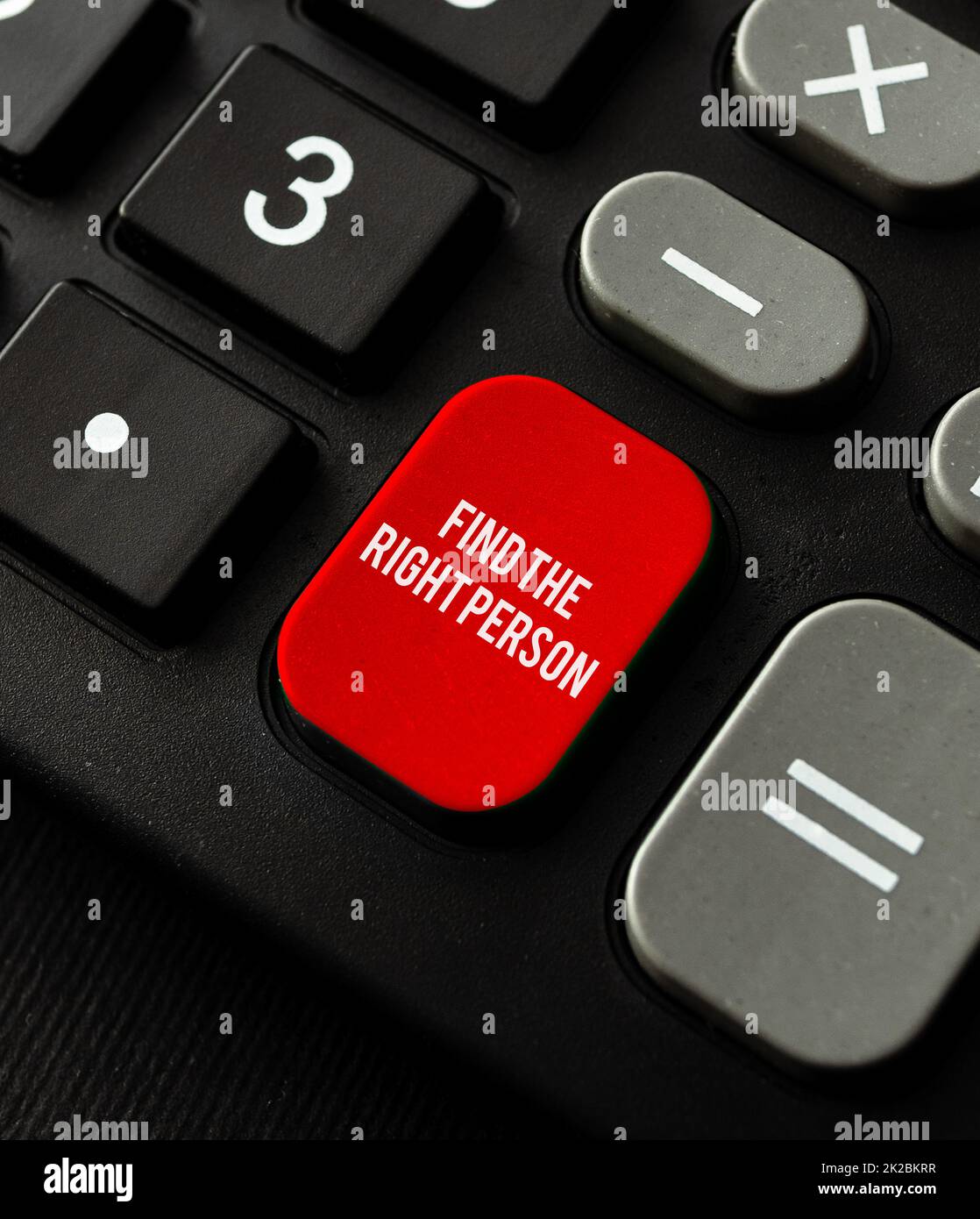 Hand schreiben Zeichen Finden Sie die richtige Person, Wort geschrieben ...