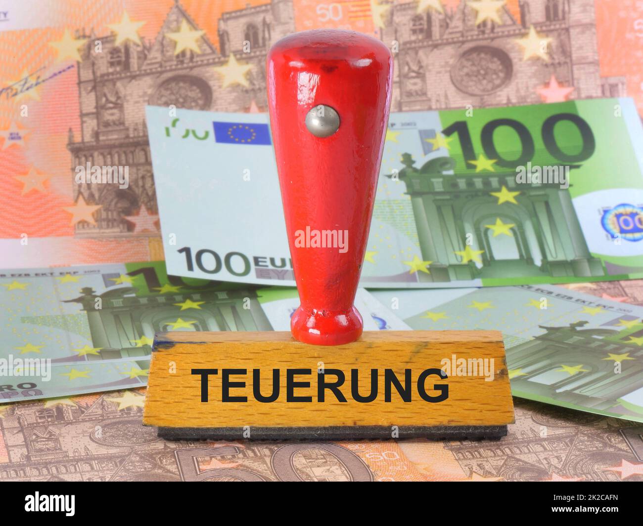 Symbolbild zum Thema Inflation und Lebenshaltungskosten Stockfotografie ...