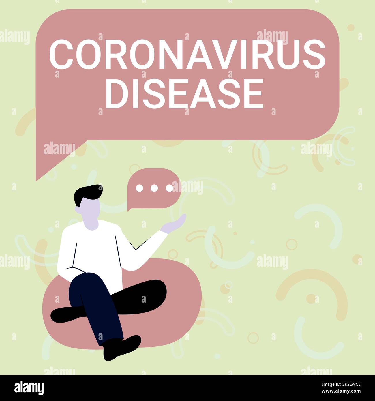 Textzeichen zeigt Coronavirus-Krankheit. Geschäftsidee definiert als ...