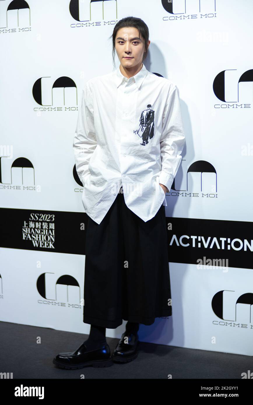 SHANGHAI, CHINA - 22. SEPTEMBER 2022 - Schauspieler Xue Bayi nimmt an ...