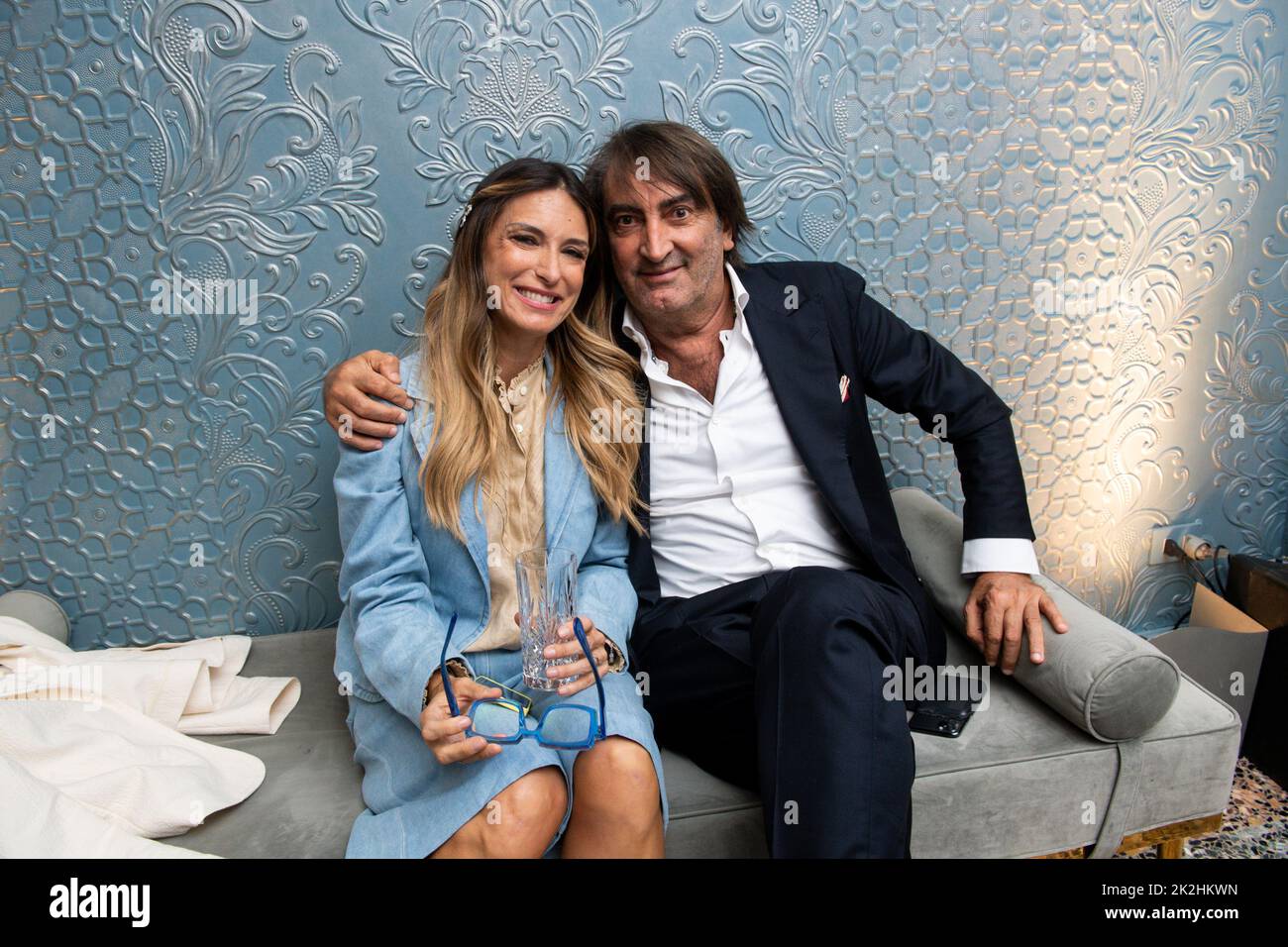 Milan, Italy, 22/09/2022, Jennifer Tommasi , Beppe Angiolini Milan ...