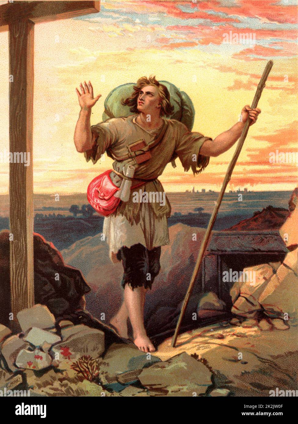 Pilgrims progress illustration -Fotos und -Bildmaterial in hoher ...