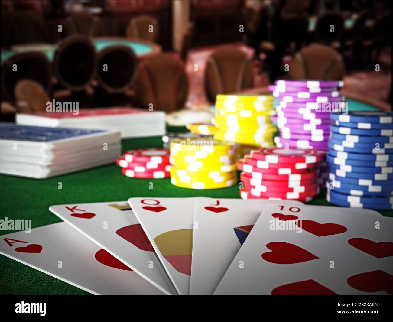 Poker hand royal flush karten -Fotos und -Bildmaterial in hoher ...