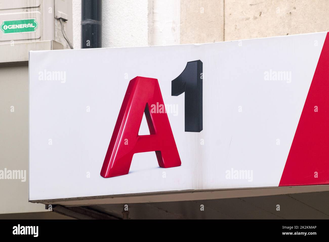 A1 logo -Fotos und -Bildmaterial in hoher Auflösung – Alamy