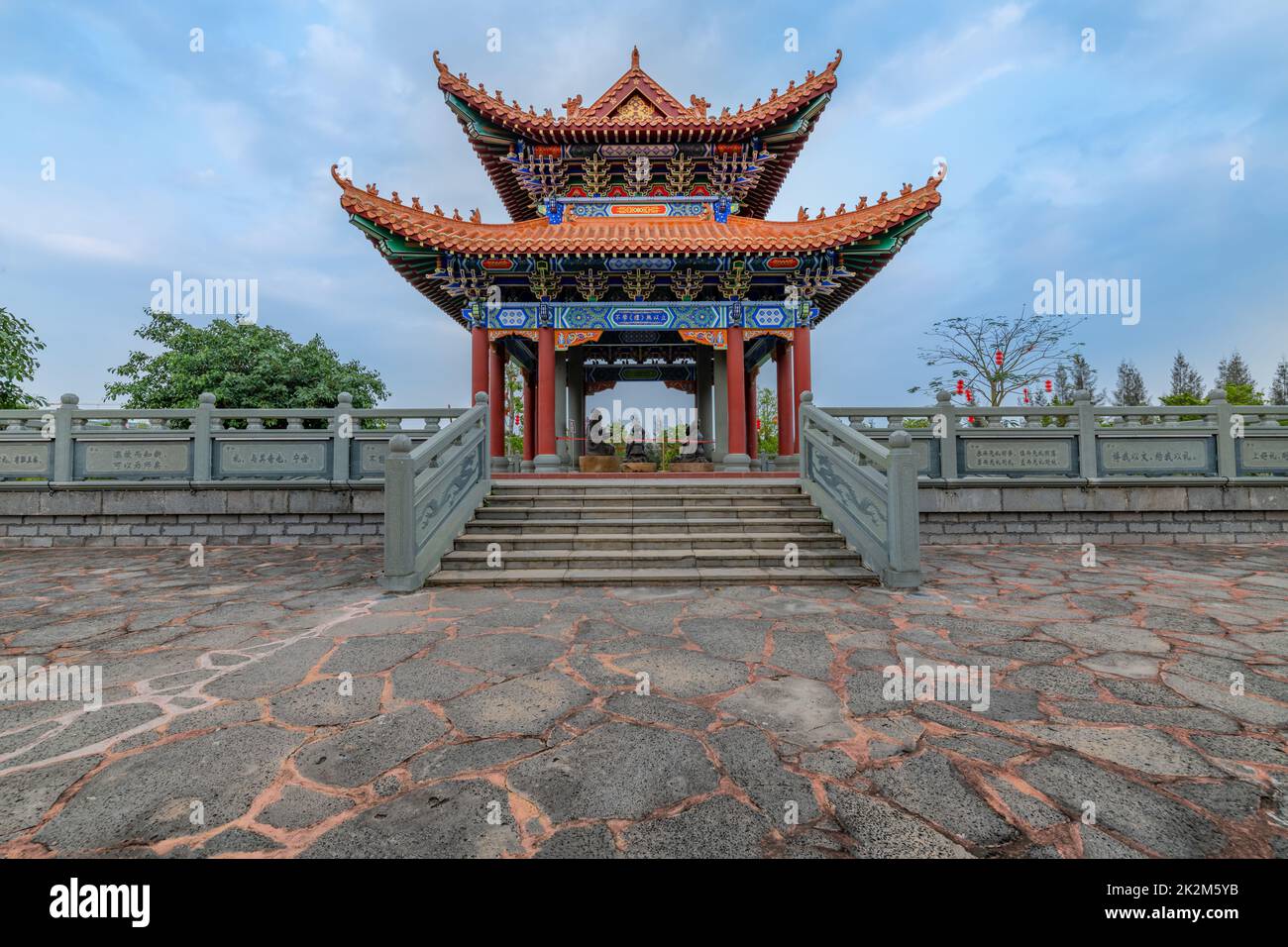 Ein Cornucopia Dougong im Tempel des Konfuzius, Provinz Suixi, China ...