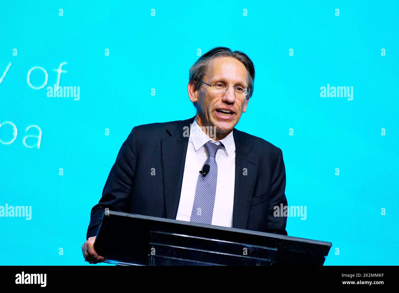 09/19/2022 New York, New York Dr. Jorge Kukies spricht auf der ...