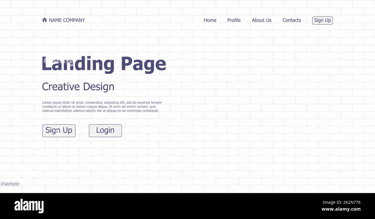 Startseite Landing weiß grau Web Landing Page Vorlage digitale Website ...
