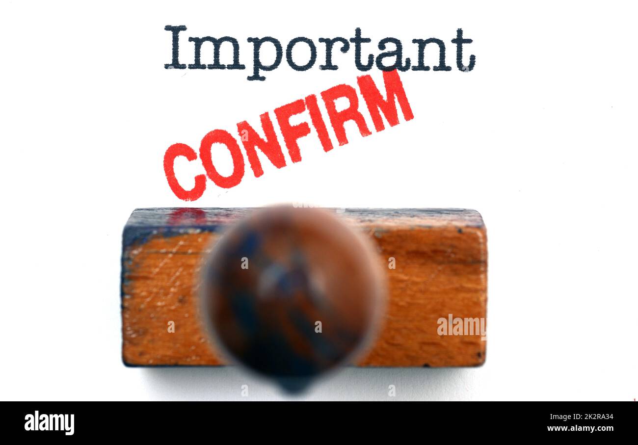 Wichtiger stempel -Fotos und -Bildmaterial in hoher Auflösung – Alamy