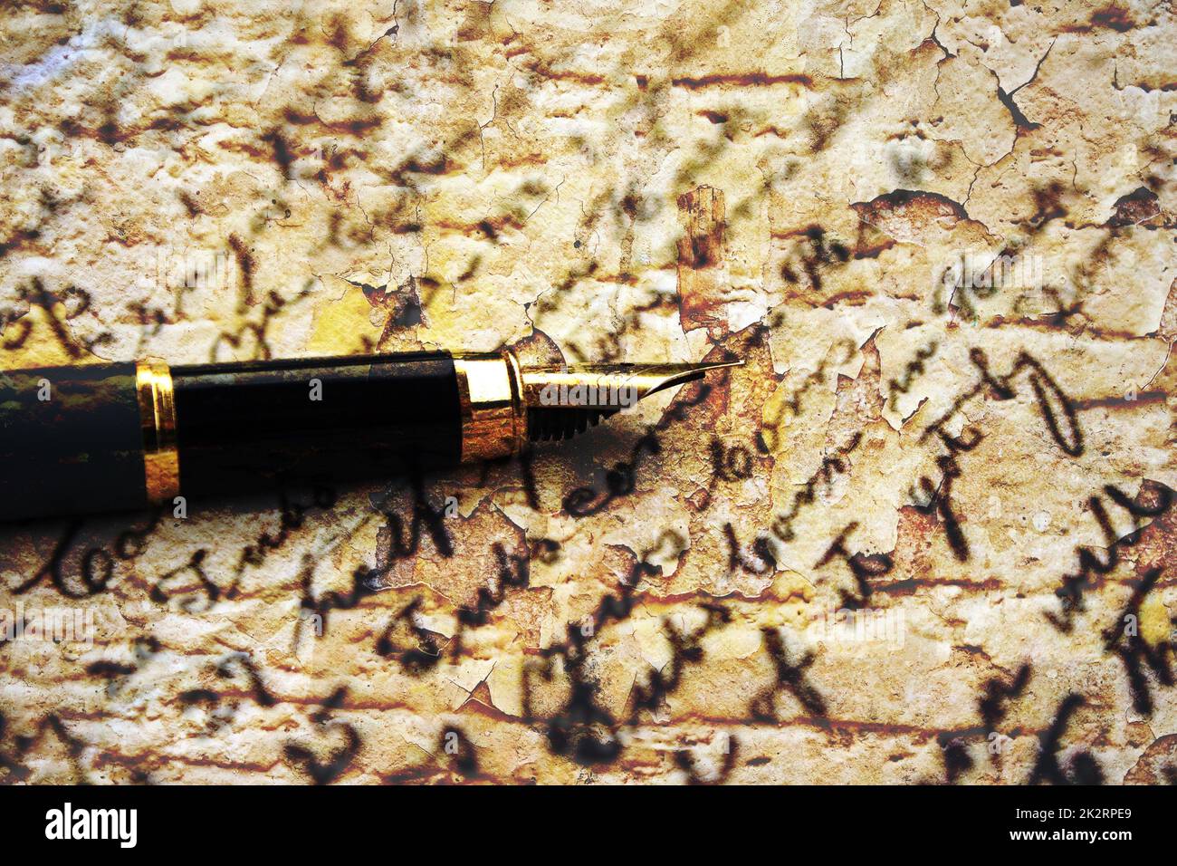 Old handwritten letter -Fotos und -Bildmaterial in hoher Auflösung – Alamy