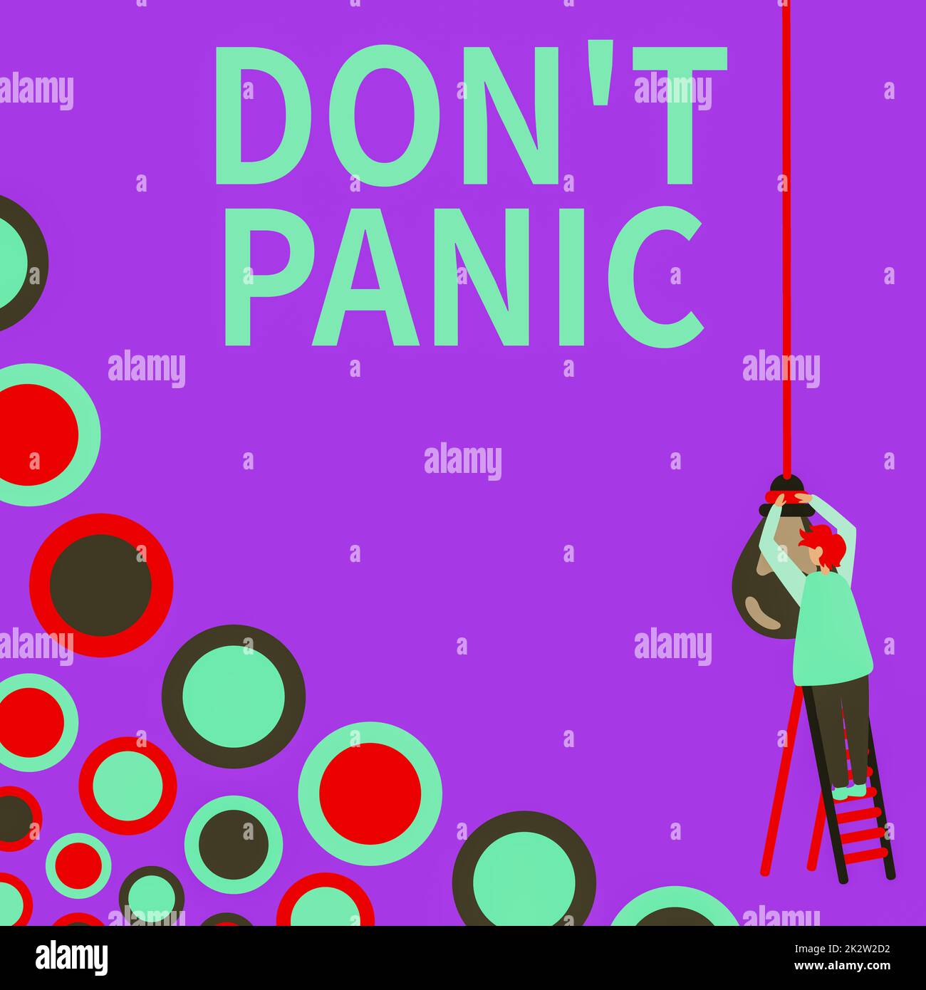 Schreiben mit Textanzeige Don T Panic. Das Wort für plötzliches starkes ... Schreiben mit Textanzeige Don T Panic. Das Wort für plötzliches starkes ...