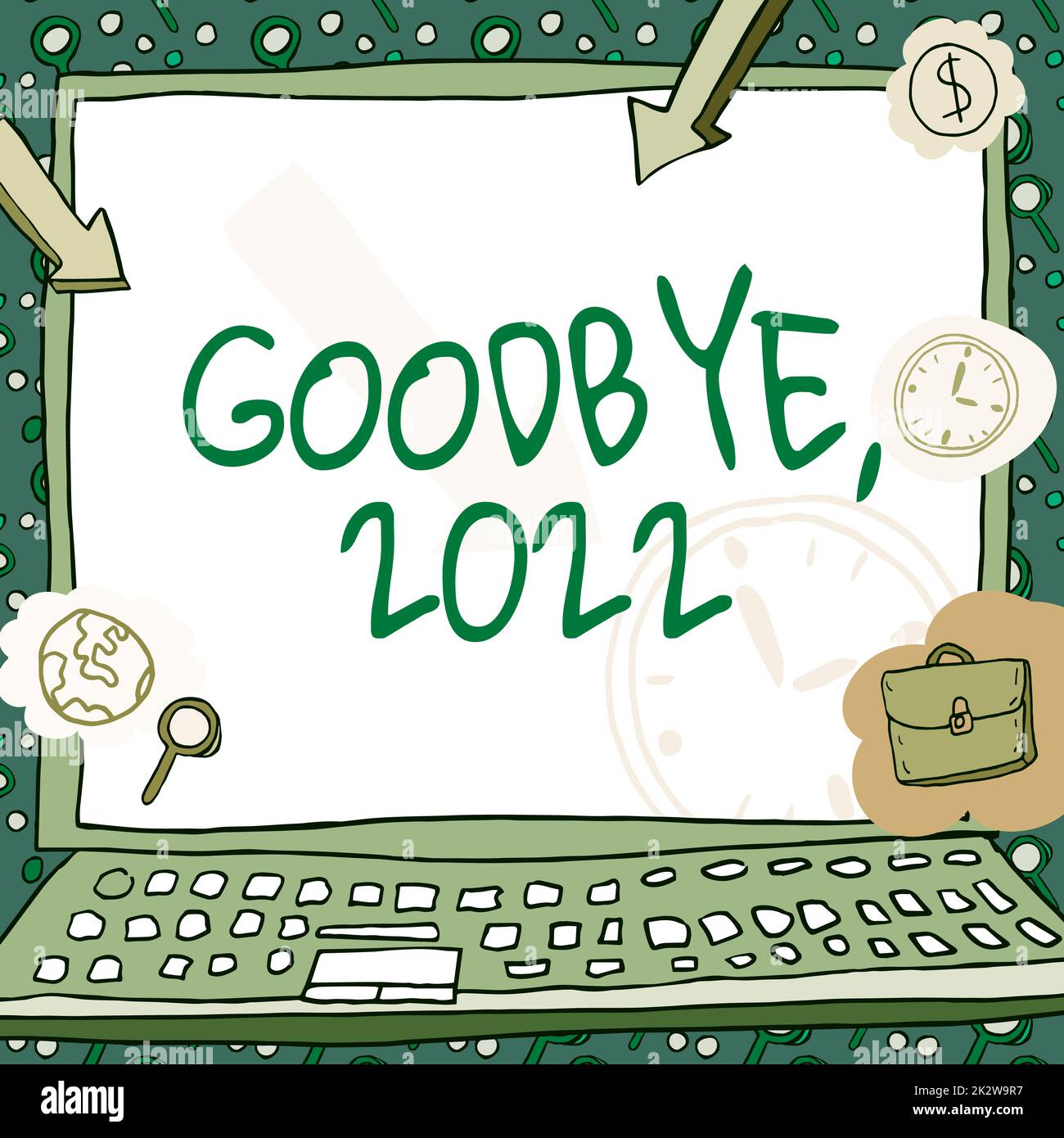 Textbeschriftung mit Auf Wiedersehen 2022. Business Showcase Silvester ... Textbeschriftung mit Auf Wiedersehen 2022. Business Showcase Silvester ...