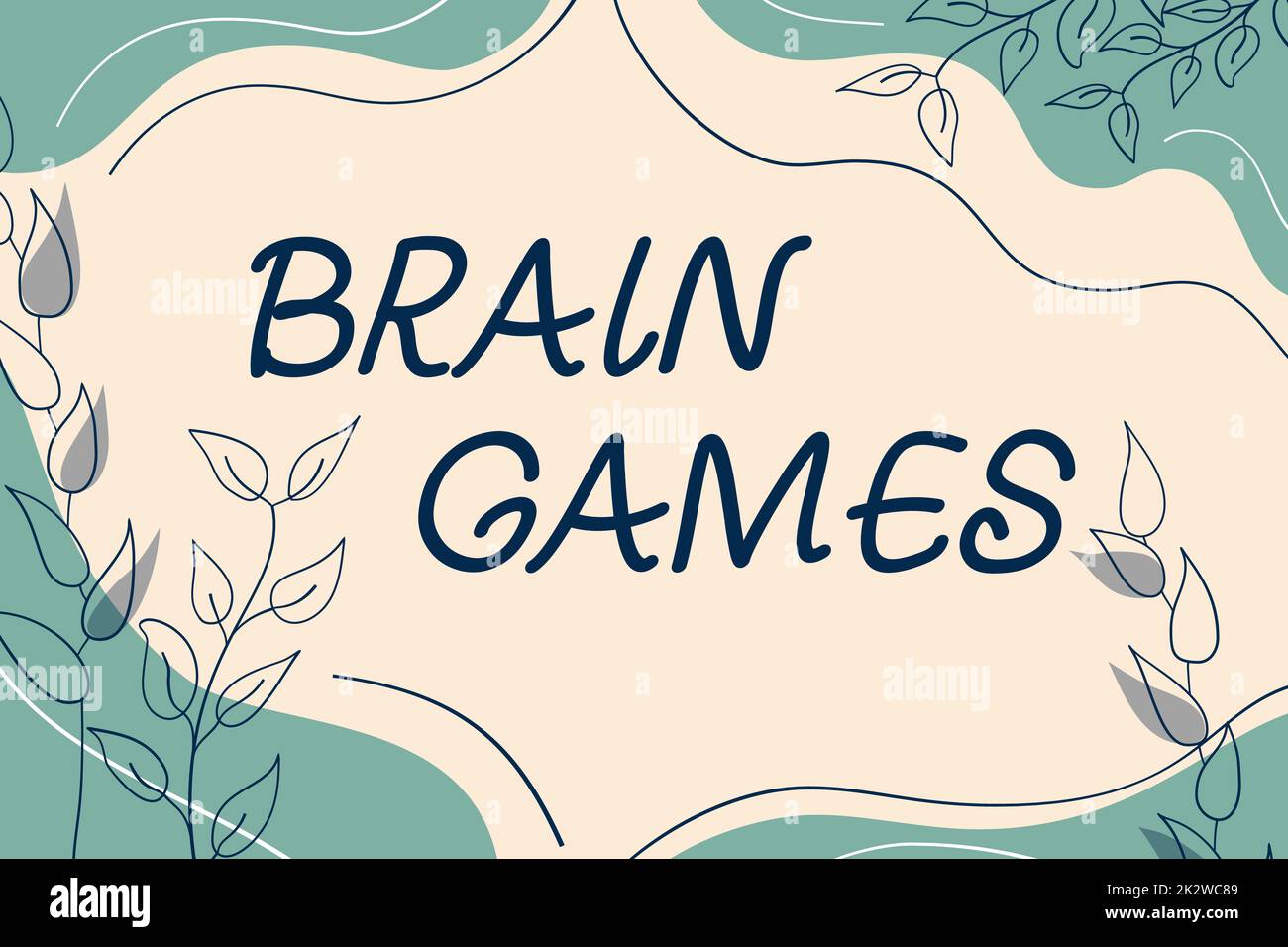 Handschriftlich: Brain Games. Geschäftsübersicht Psychologische Taktik ...