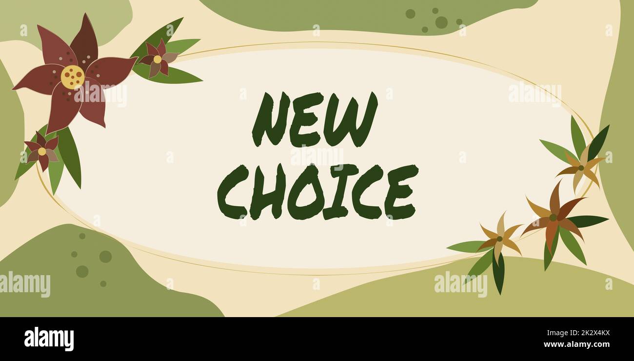 Choice choose -Fotos und -Bildmaterial in hoher Auflösung – Alamy