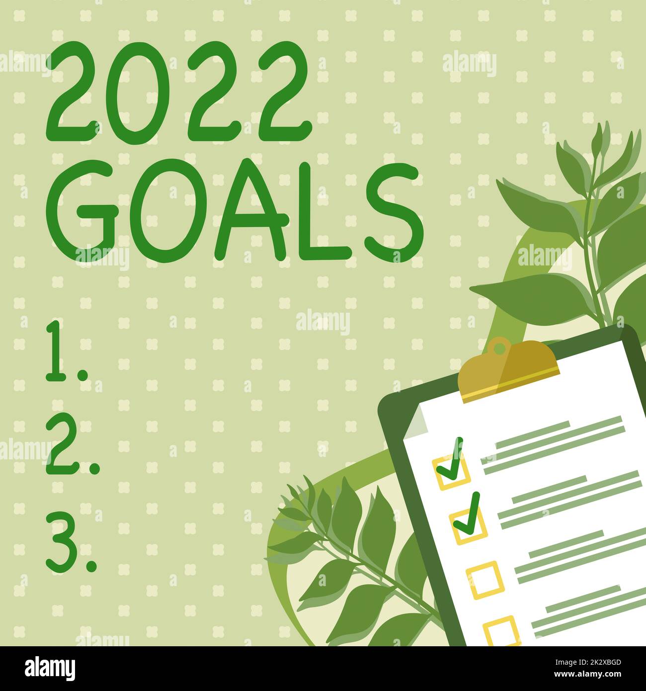 Handschriftliches Schild mit 2022 Toren. Ein Wort, das auf einem Plan ...