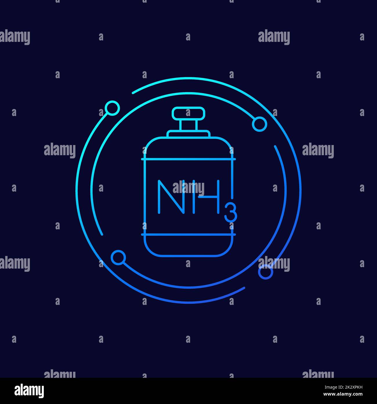 Liquid nitrogen gas tank Stock-Vektorgrafiken kaufen - Alamy