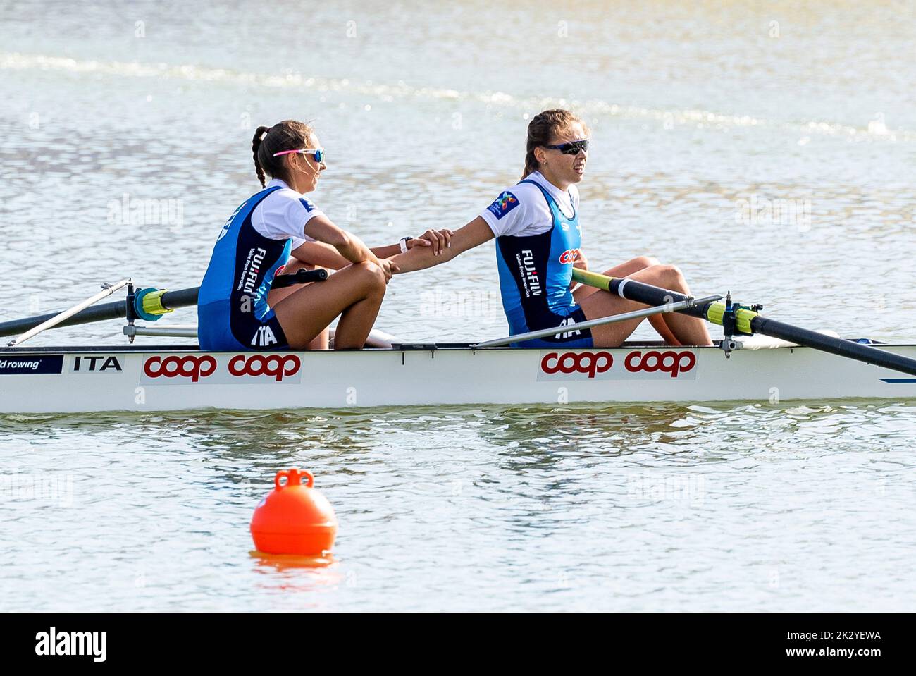 Racice, Tschechische Republik. 23. September 2022. Das Siegerteam aus ...