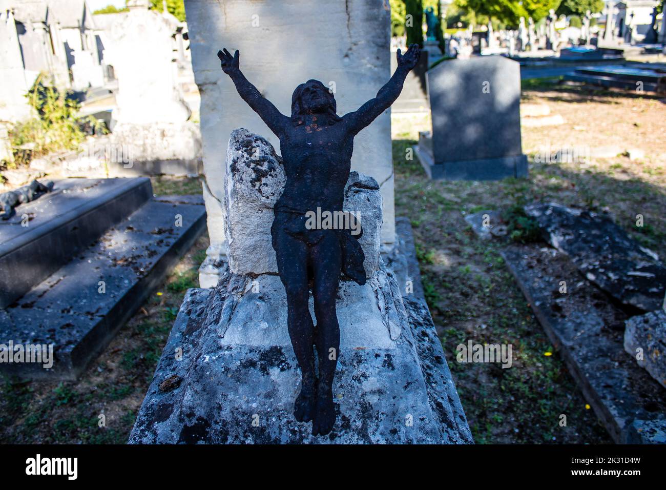 Reims, Frankreich - 22. September 2022 der Nordfriedhof ist der älteste ...