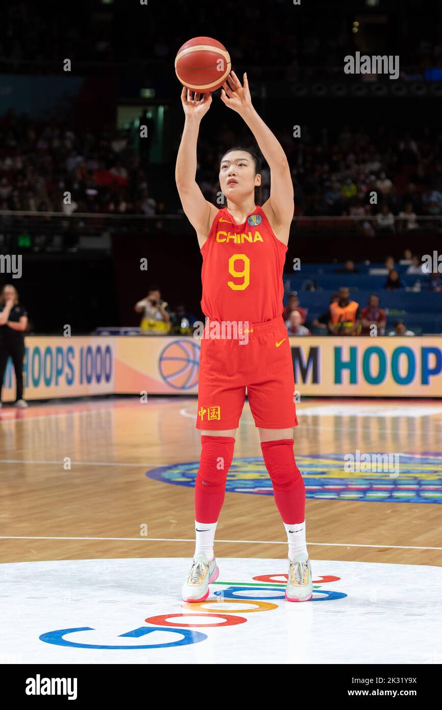 Sydney, Australien. 24. September 2022. Meng Li aus China schießt ...