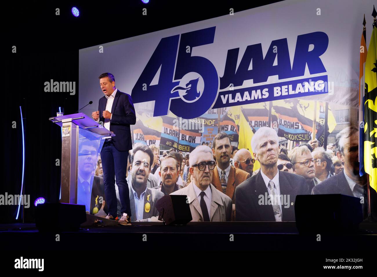 Lichtaart, Belgien. 24. September 2022. Chris Janssens von Vlaams ...