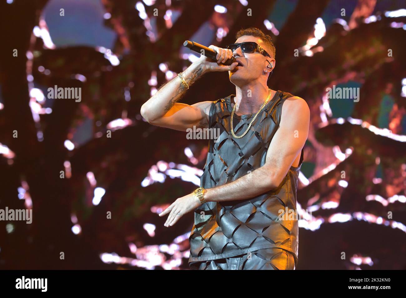 Roma, Italien. 23. September 2022. Der italienische Rapper Marracash ...