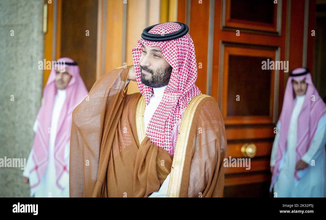 Dschidda, Saudi-Arabien. 24. September 2022. Der Kronprinz des ...