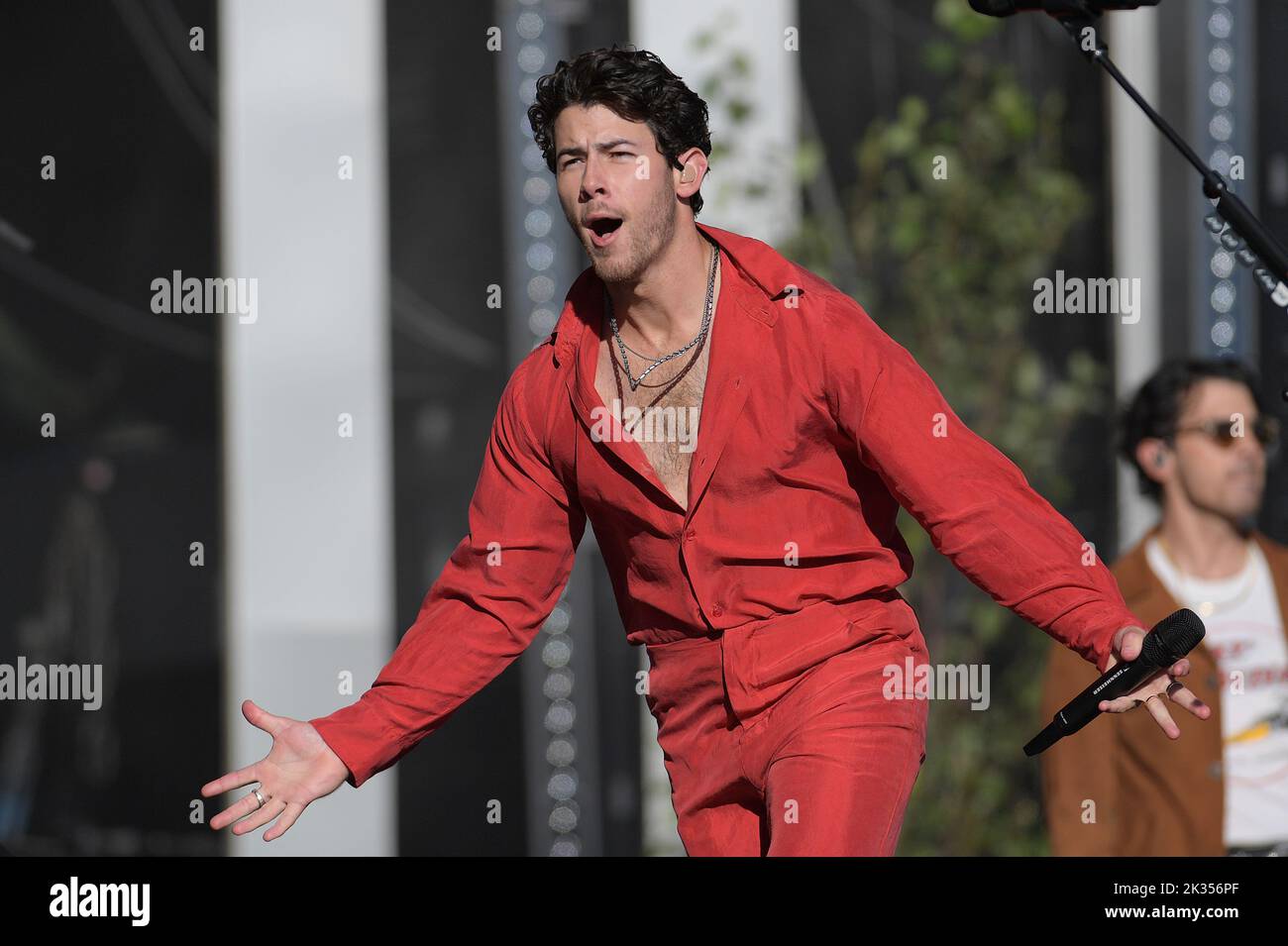 Nick Jonas und die Jonas Brothers treten am 24. September 2022 beim ...