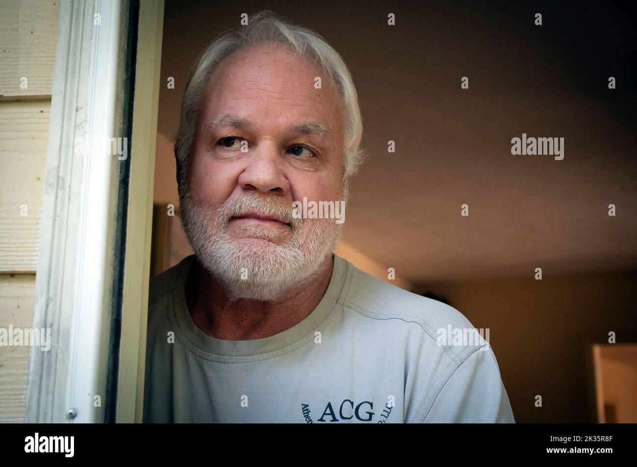 Athen, Georgia, USA. 23. September 2022. Steve Collier, der hier in ...