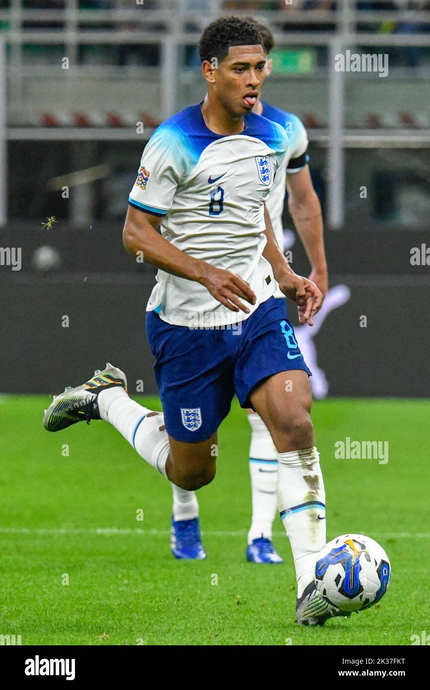 Der englische Jude Bellingham während Italien gegen England ...