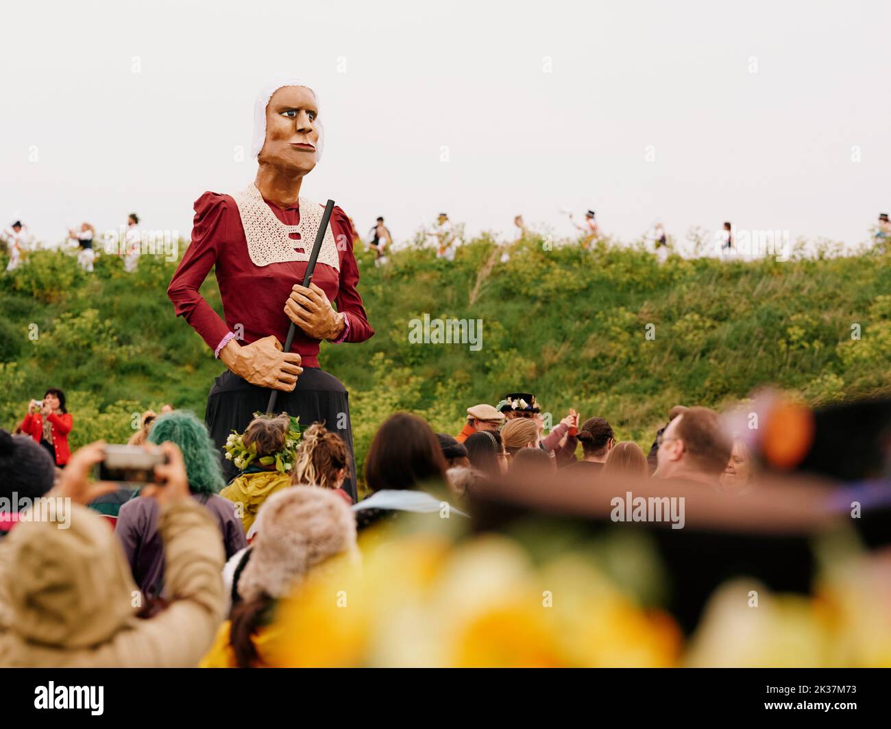 Sonnenaufgang Folklore Treffen mit Riesen auf Ladies Parlor grün in der ...