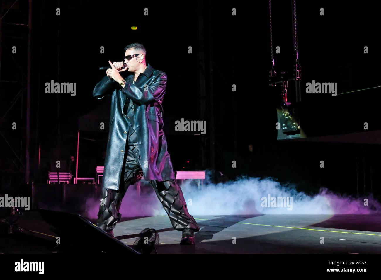 Verona, Italien. 25.. September 2022. Der italienische Rapper Fabio ...