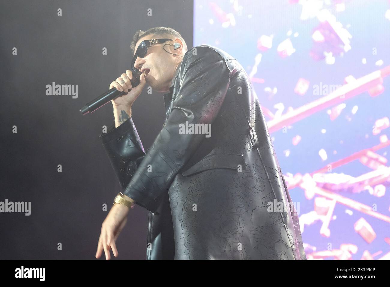 Verona, Italien. 25.. September 2022. Der italienische Rapper Fabio ...