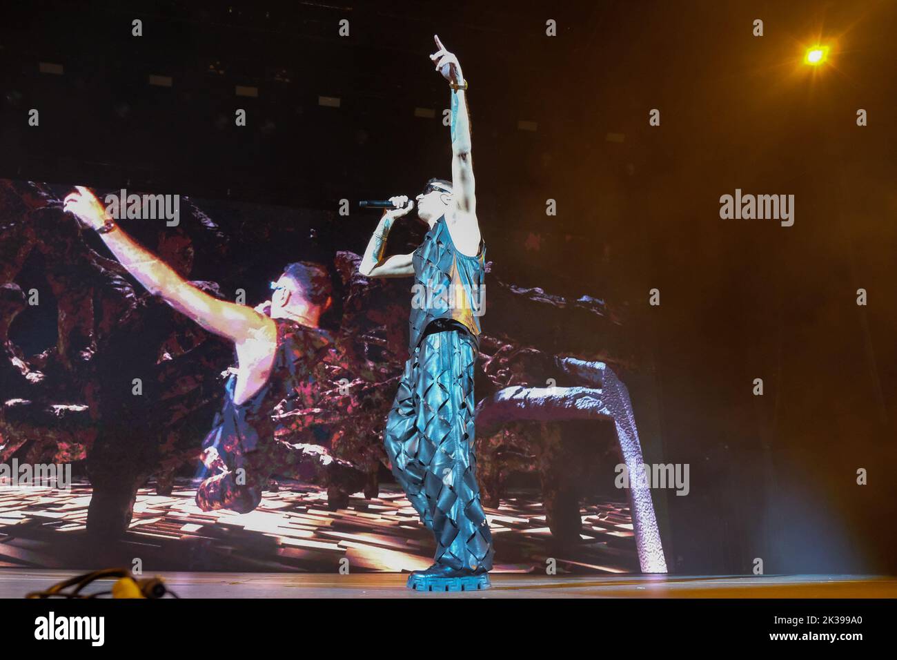 Verona, Italien. 25.. September 2022. Der italienische Rapper Fabio ...