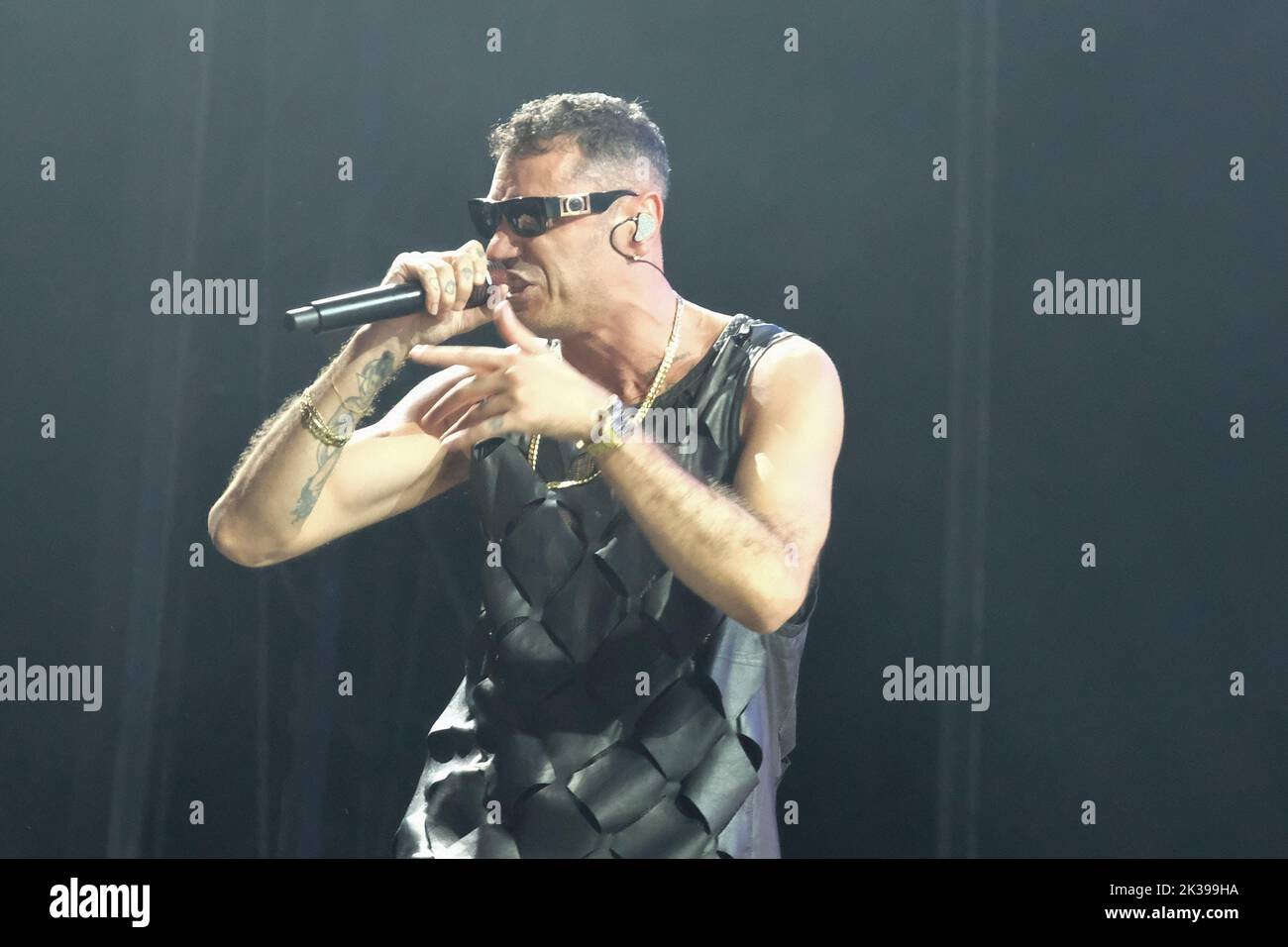 Verona, Italien. 25.. September 2022. Der italienische Rapper Fabio ...