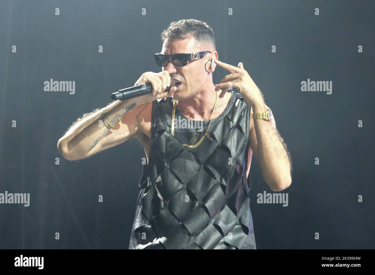 Verona, Italien. 25.. September 2022. Der italienische Rapper Fabio ...