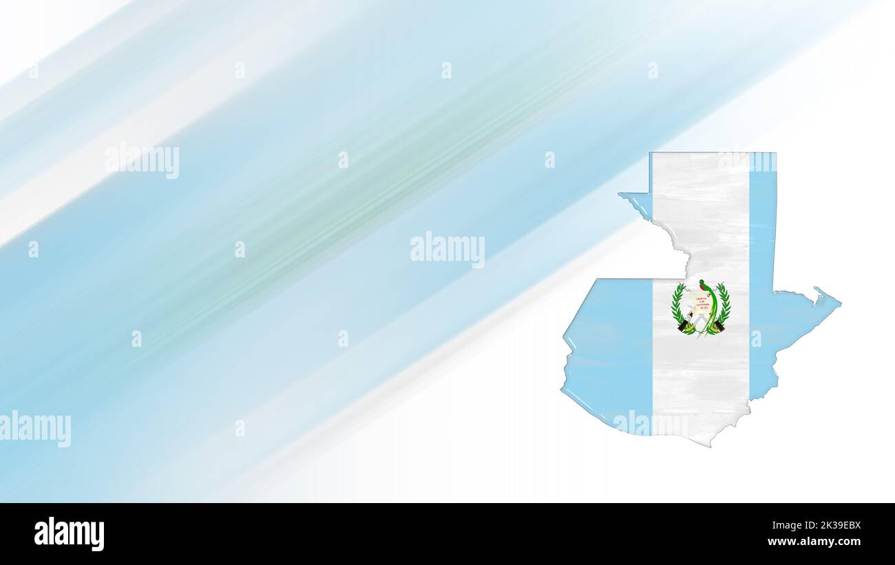 Mapa de la bandera de guatemala -Fotos und -Bildmaterial in hoher Auflösung – Alamy