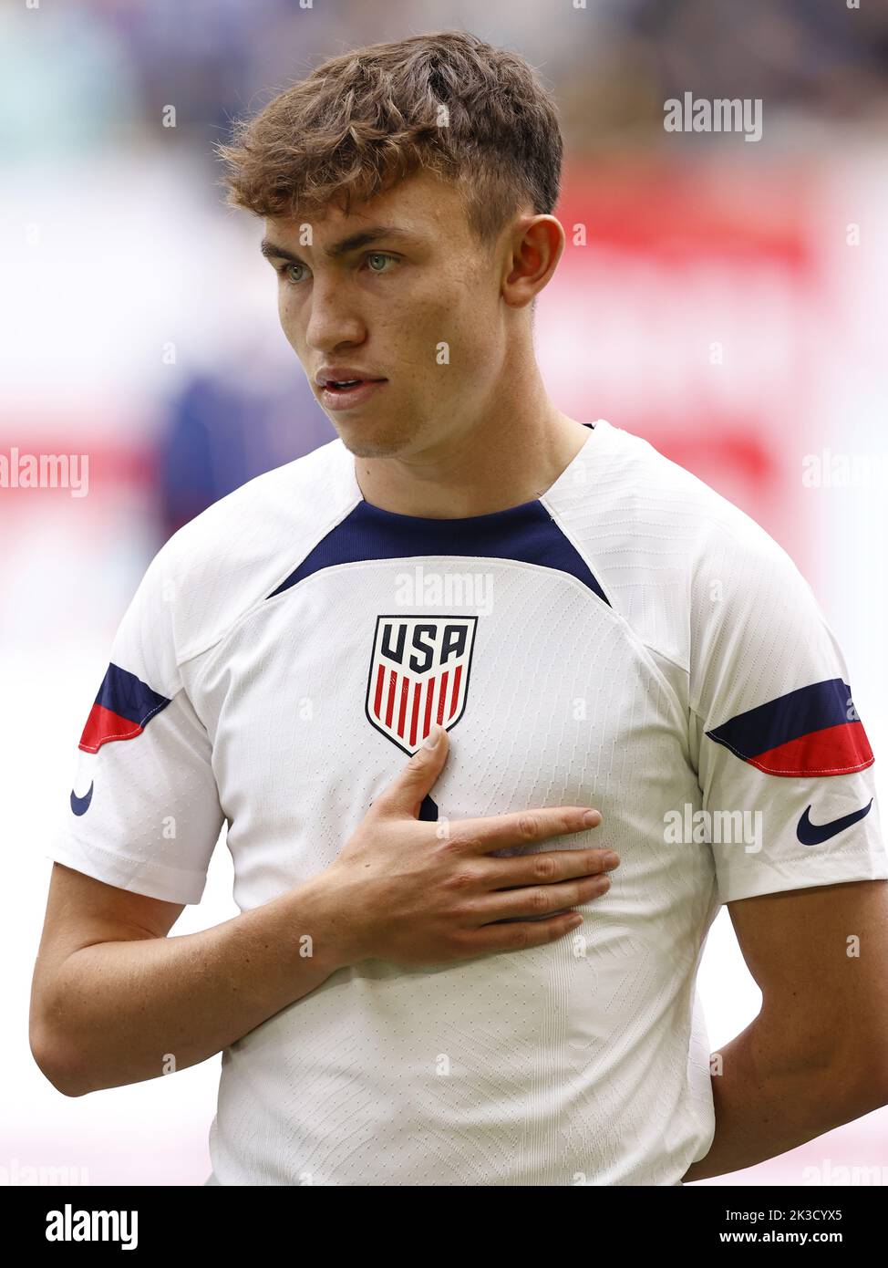 DÜSSELDORF - Sam Vines von der US-Herren-Nationalmannschaft beim ...